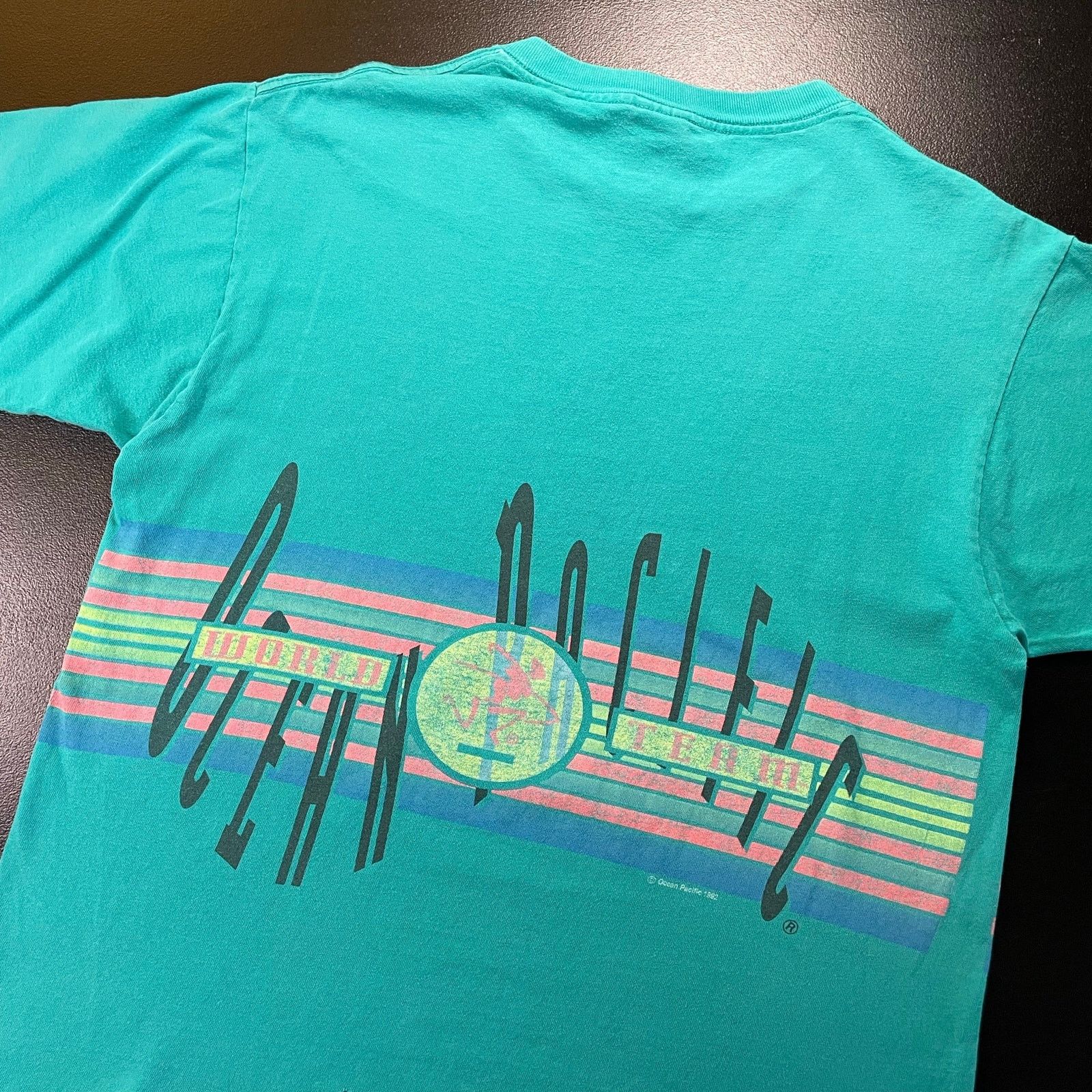 Vintage Vintage 90s Ocean Pacific World Team AOP Style Surf Skate | Grailed