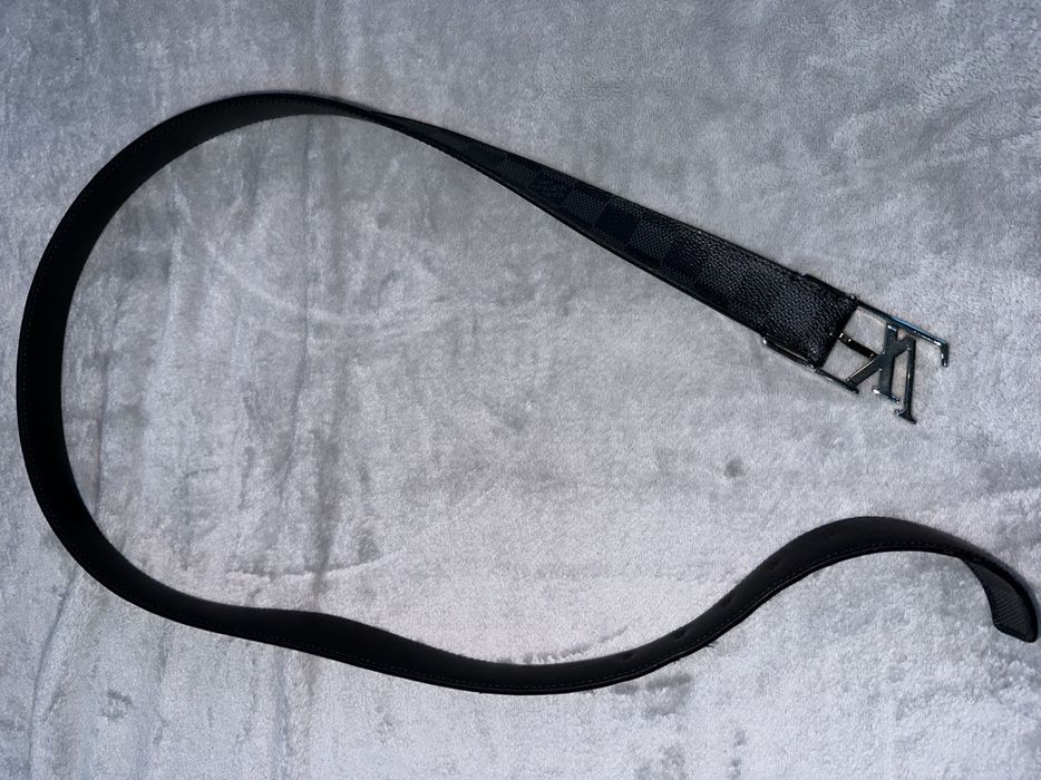 Louis Vuitton Louis Vuitton Black Checkerboard Belt | Grailed