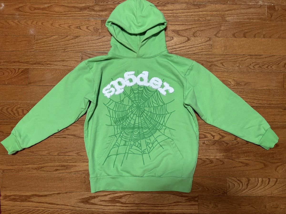 Sp5der Spider Worldwide OG Rhinestone Hoodie | Grailed