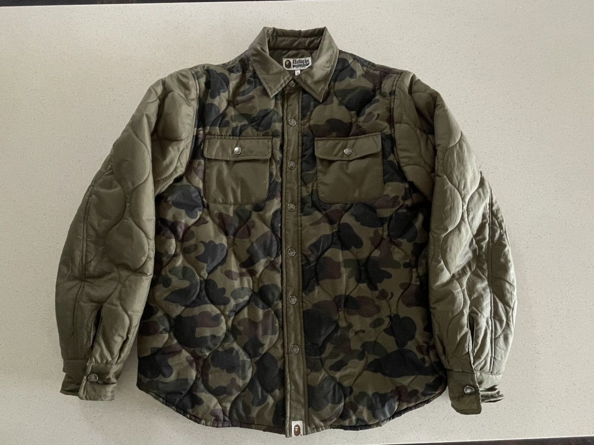 Bape BAPE quilted jacket | Grailed
