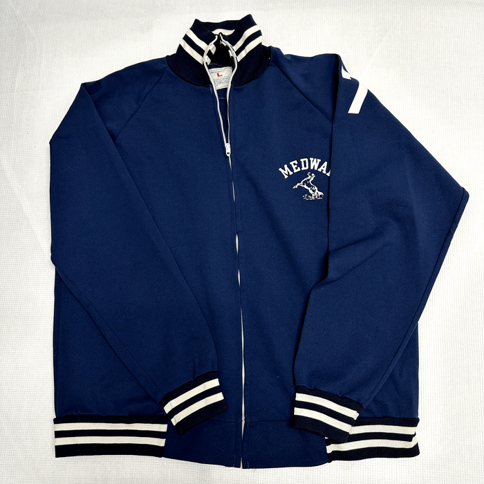 Vintage 60s-70s Champion Products Inc #27 Nylon Navy Track Jacket | Grailed