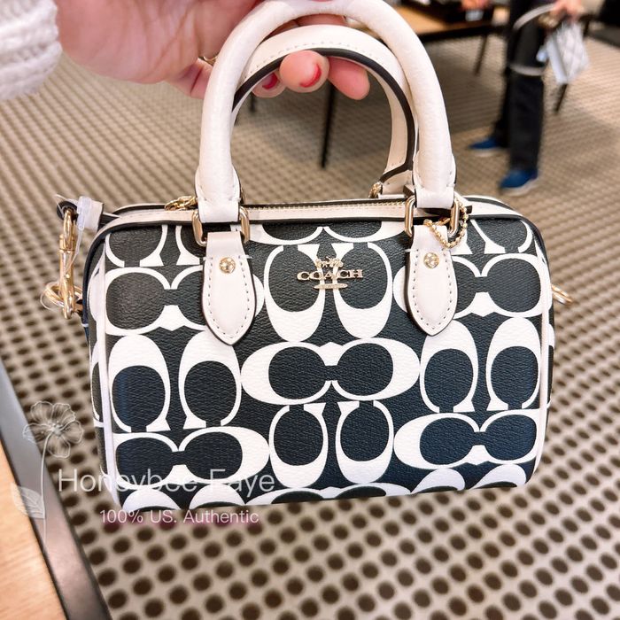 Coach Mini Rowan Crossbody In Signature Canvas CO960 | Grailed