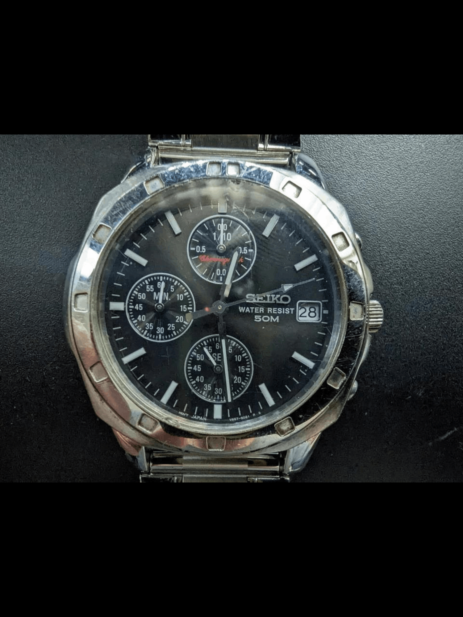 Vintage Vintage Seiko V657 Quartz Japanese Chronograph Men's Watch ...