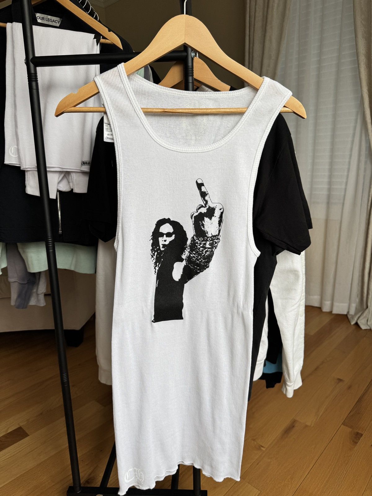 Chrome Hearts Chrome Hearts Richard Stark Middle Finger Tank Top | Grailed