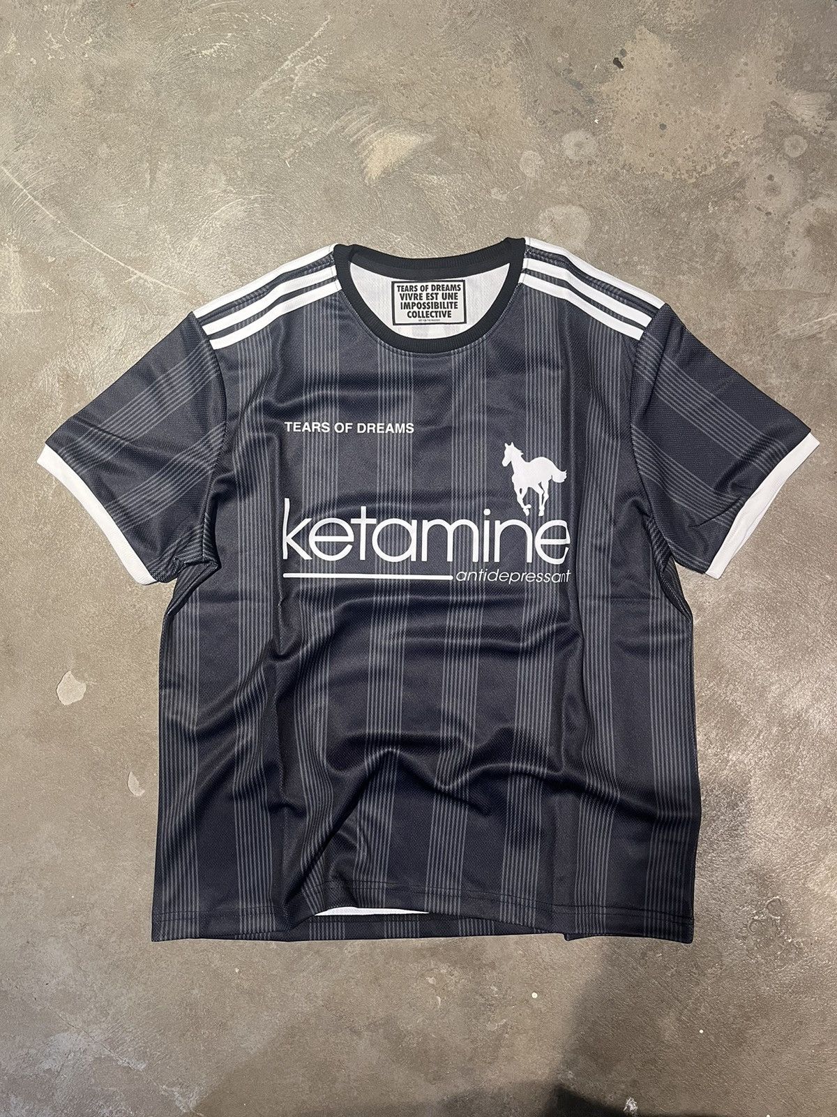 TEARS OF DREAMS Tears Of Dreams “Ketamine” Jersey Black | Grailed
