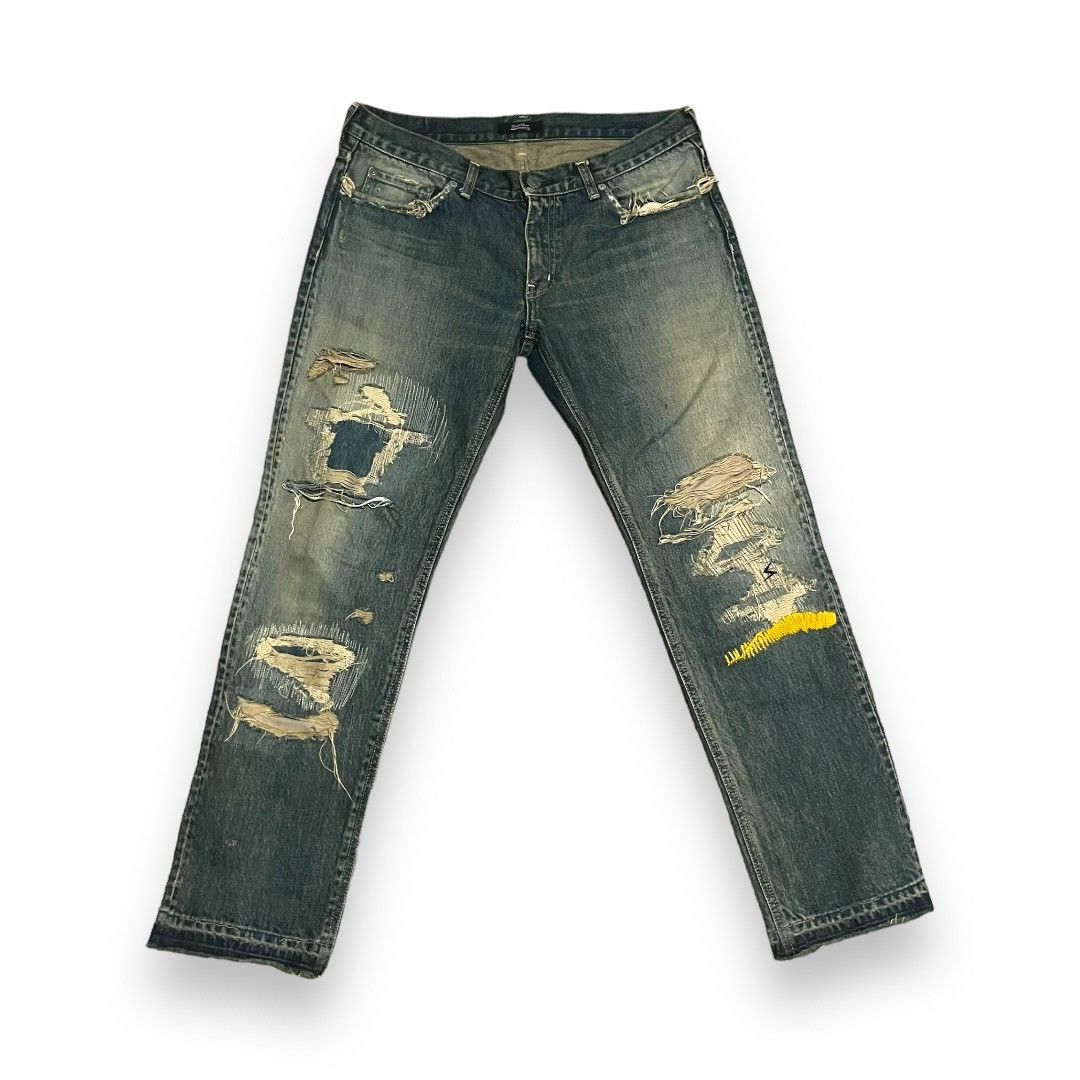 Jun Takahashi × Undercover Undercover 68 Yellow Yarn Denim Jun Takahashi × Undercover Undercover 68 Yellow Yarn Denim