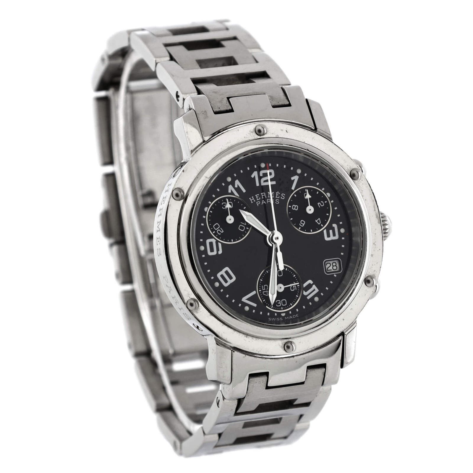 Hermes Clipper Diver Quartz Watch Stainless Steel 28 | Grailed