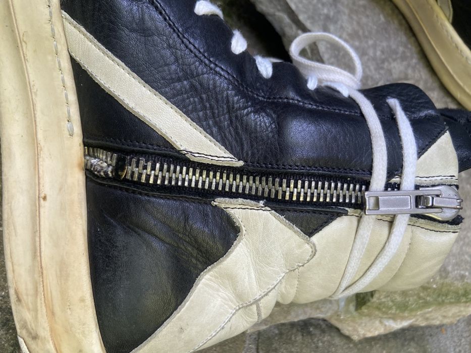 Rick Owens Rick owens SS11 short tongue low top geobasket / dunk | Grailed