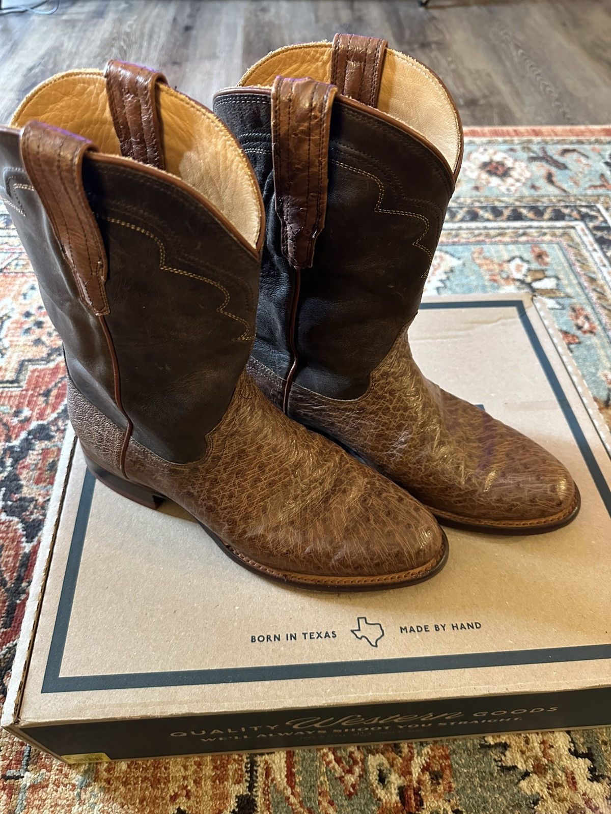 Tecovas Tecovas Roper Boot Ostrich | Grailed