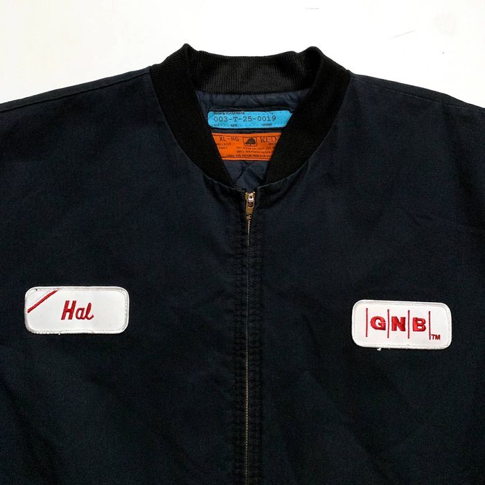 Vintage 1970s Red Kap Faded Canvas Bomber Jacket | Grailed