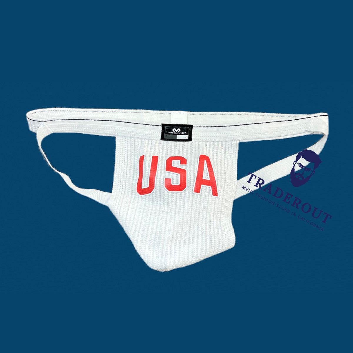 Handmade USA logo custom print McDavid Men jock jockstrap | Grailed
