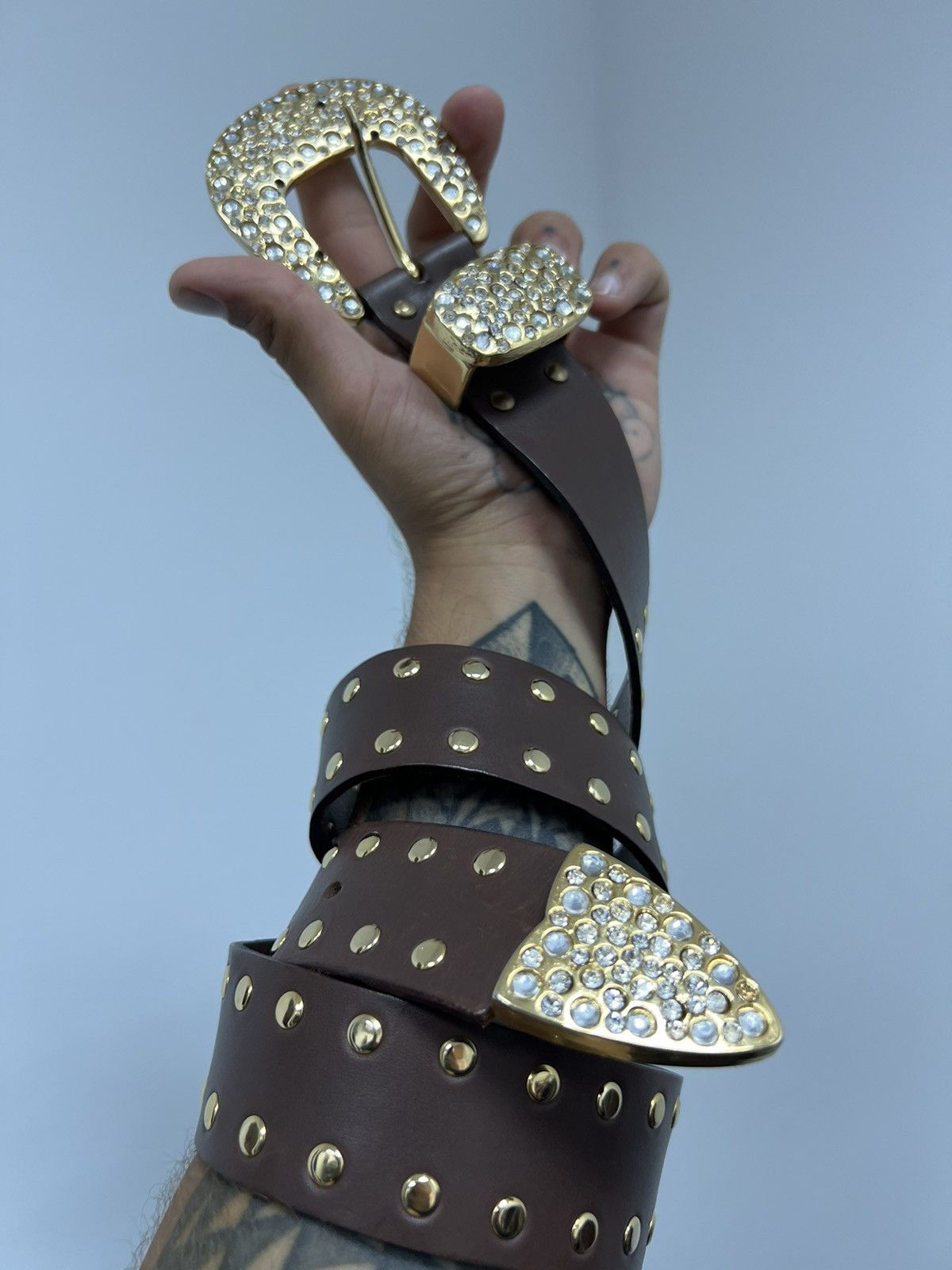 Hype BB Simons style Y2K rap belt | Grailed
