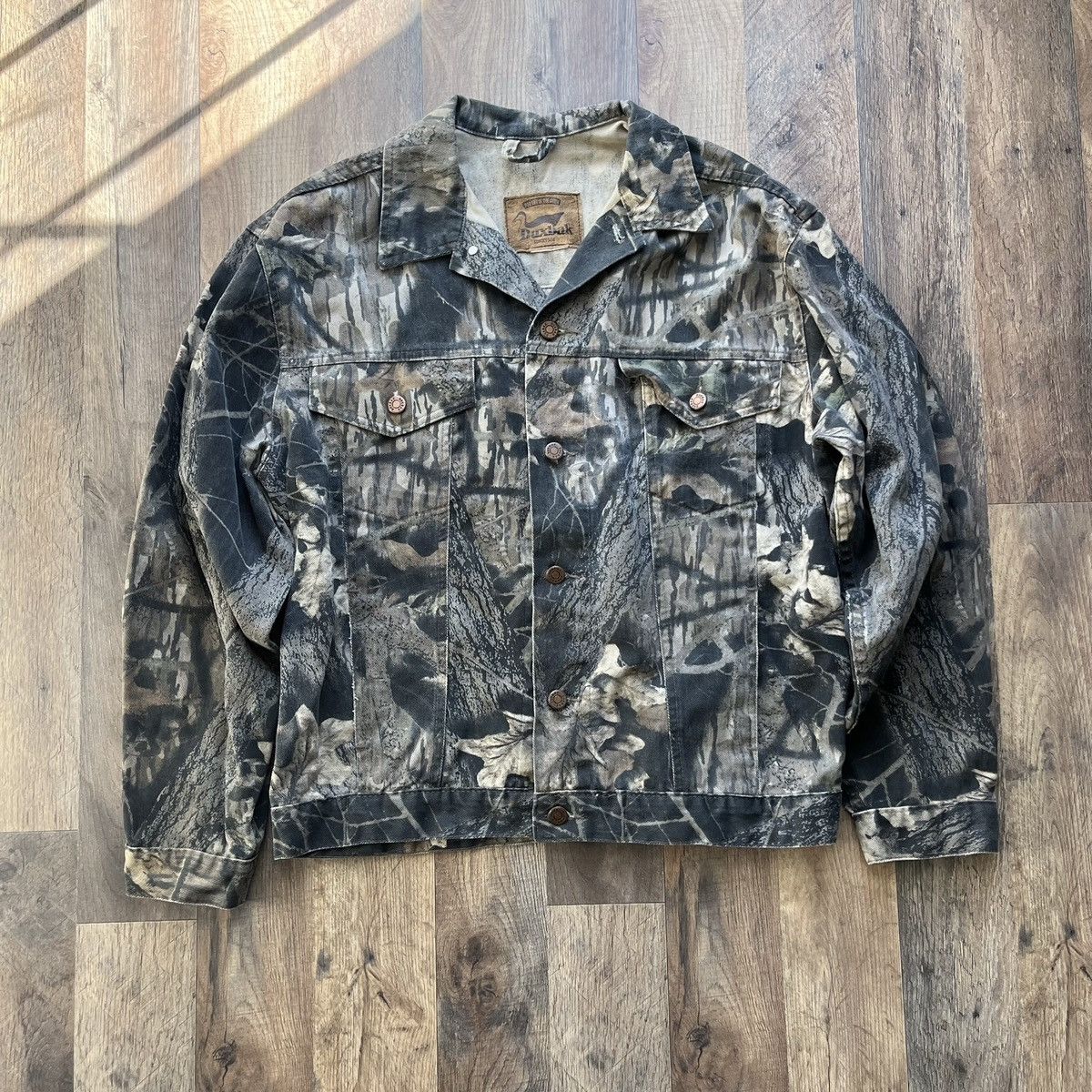 Realtree × Vintage Vintage Realtree Realistic Camo Denim Work Jacket ...
