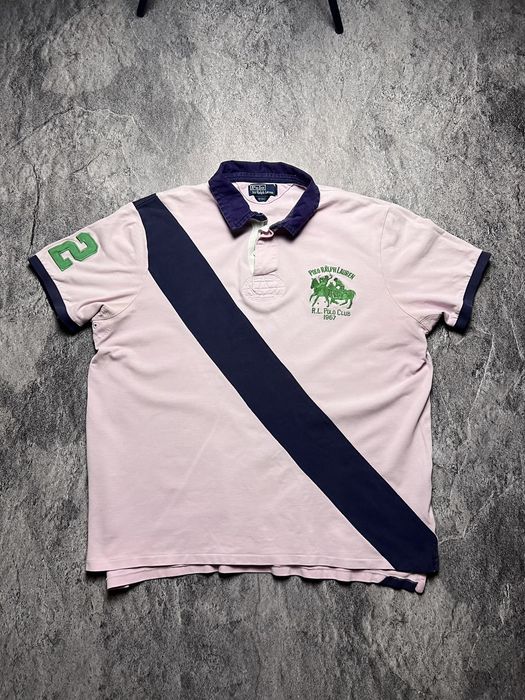 Polo Ralph Lauren 90s Polo Ralph Lauren Striped 1967 Rugby Polo Tee ...