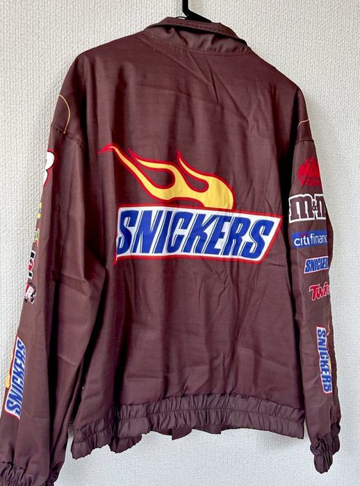 NASCAR Snickers light jacket racing shirt big logo M&ms multilogo | Grailed