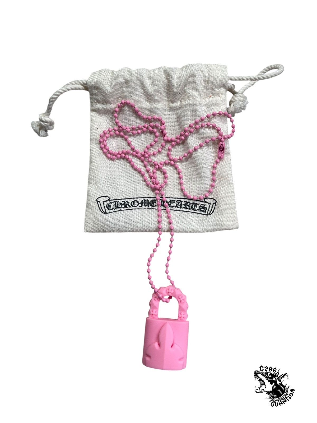Chrome Hearts Chrome hearts silicon lock chain | Grailed