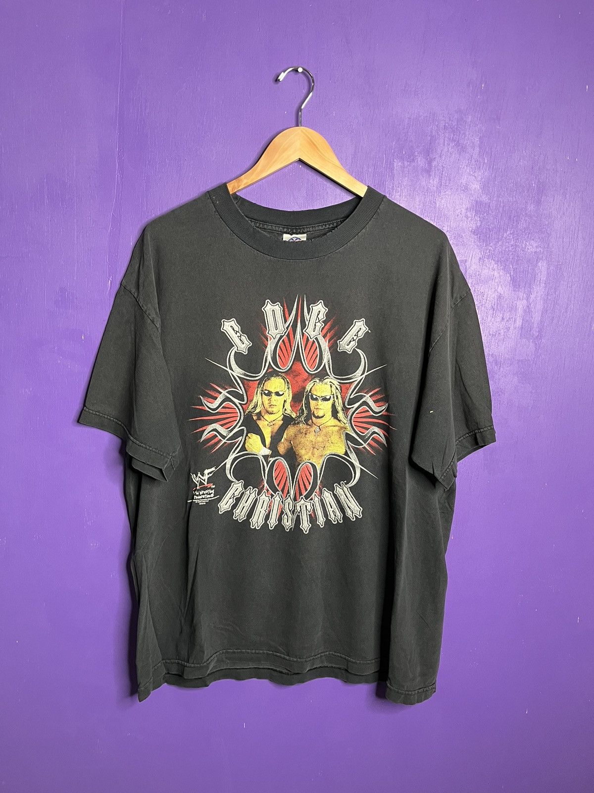 Vintage Vintage 2000 WWF Edge/Christian tag team t-shirt | Grailed