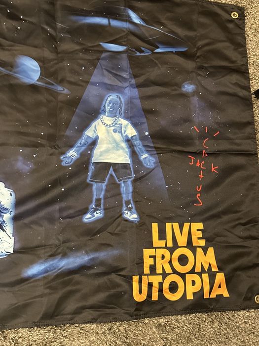 Travis Scott Travis Scott x Cactus Jack live from Utopia Flag | Grailed