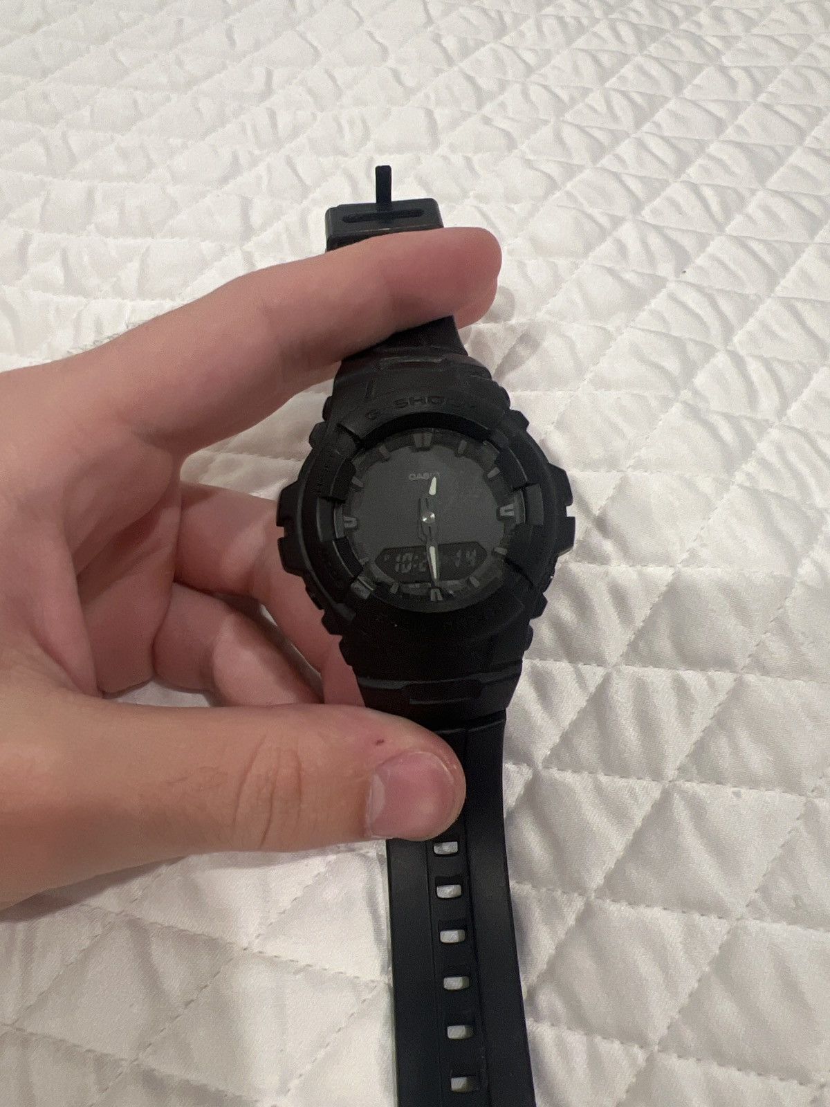G Shock G Shock x Casio All Black Digital watch | Grailed