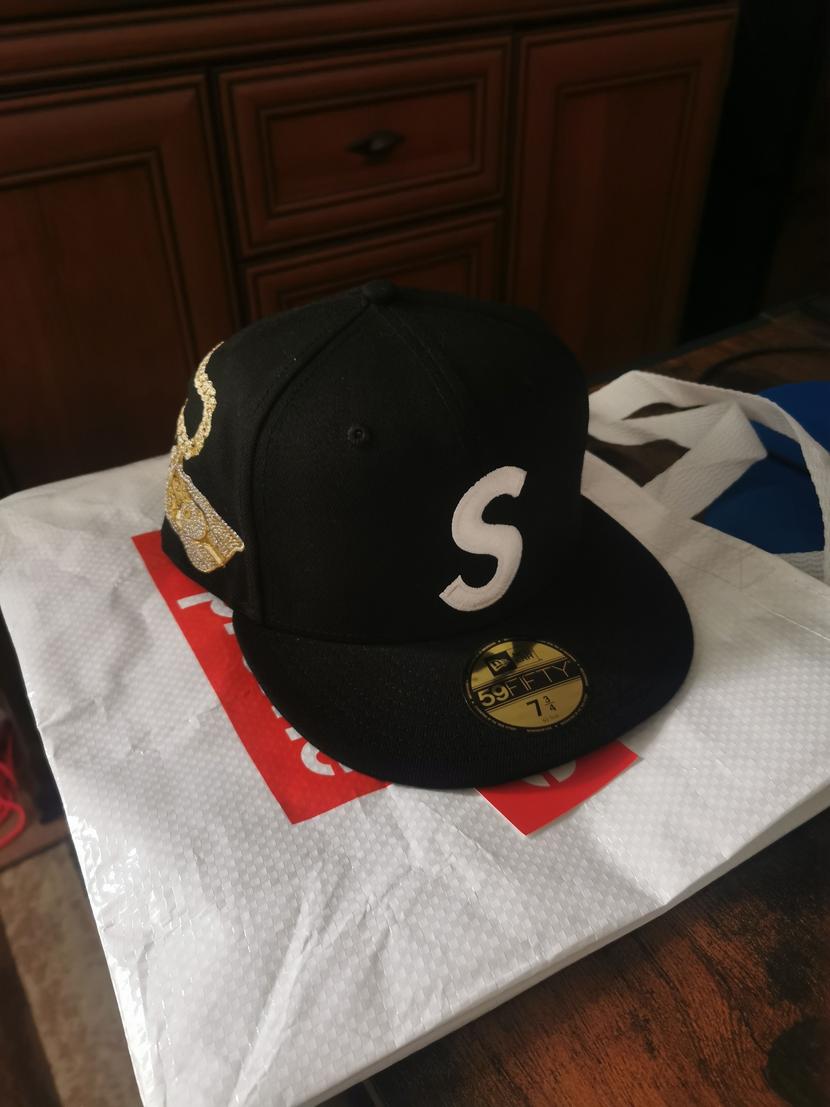 New Era × Supreme New era x supreme jesus piece S | Grailed