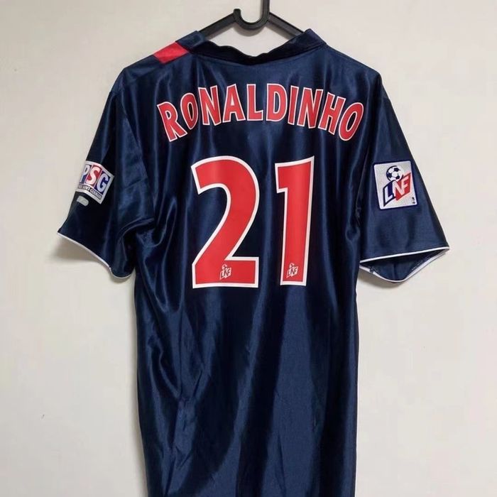Vintage 2001-02 Ronaldinho PSG Soccer Jersey | Grailed