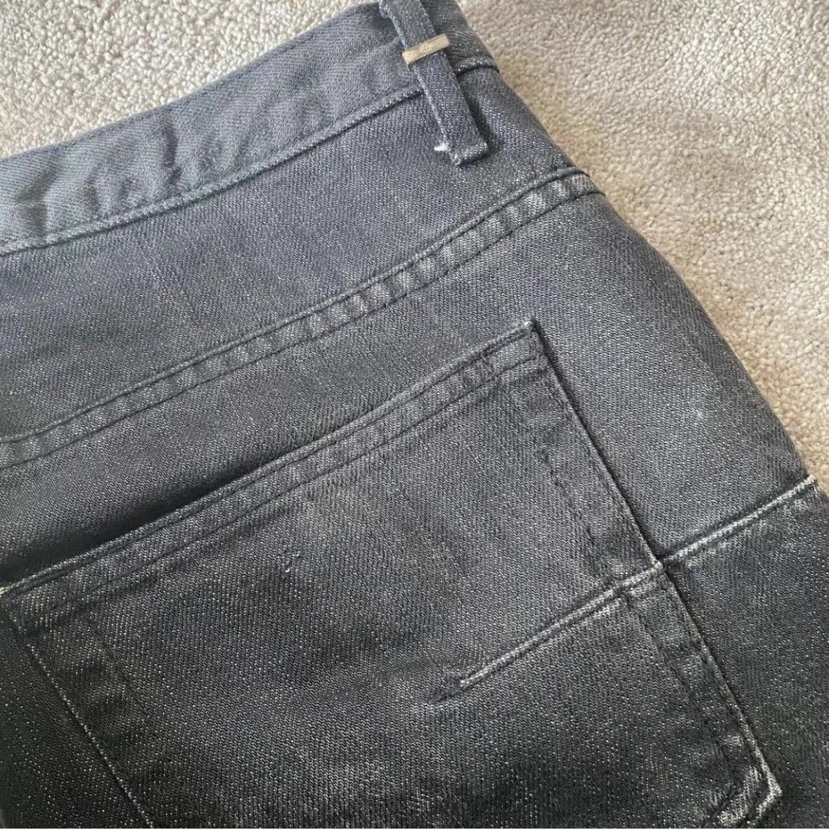 Dior Hedi Slimane Dior Homme SS03 "Follow Me" Clawmark Denim | Grailed
