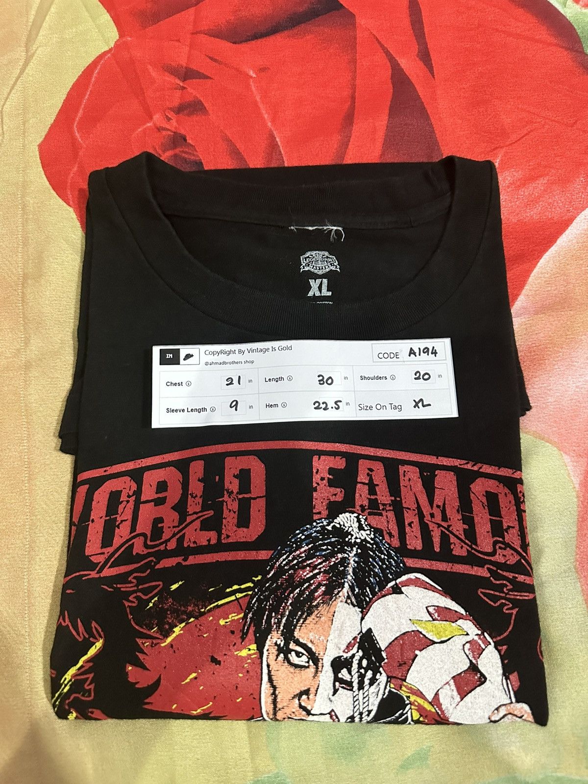 Wcw/Nwo Wwe Japan Wrestler Yoshitatsu Tshirt A194 | Grailed