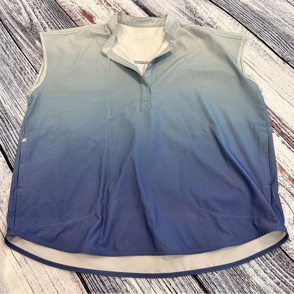 Other FIGS Blue Ombré *Rare* Rafaela Scrub Top | Grailed