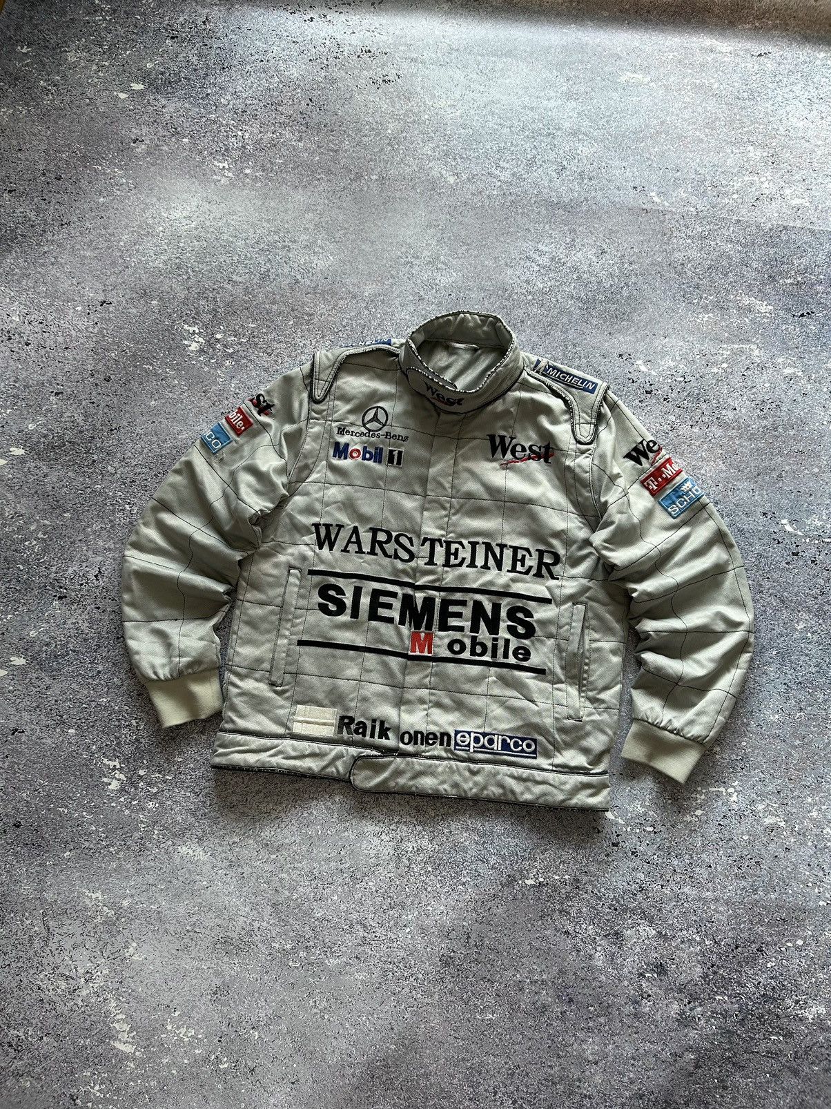 Vintage Mercedes Benz Warsteiner Siemens Mobile F1 Racing Jacket Y2K ...