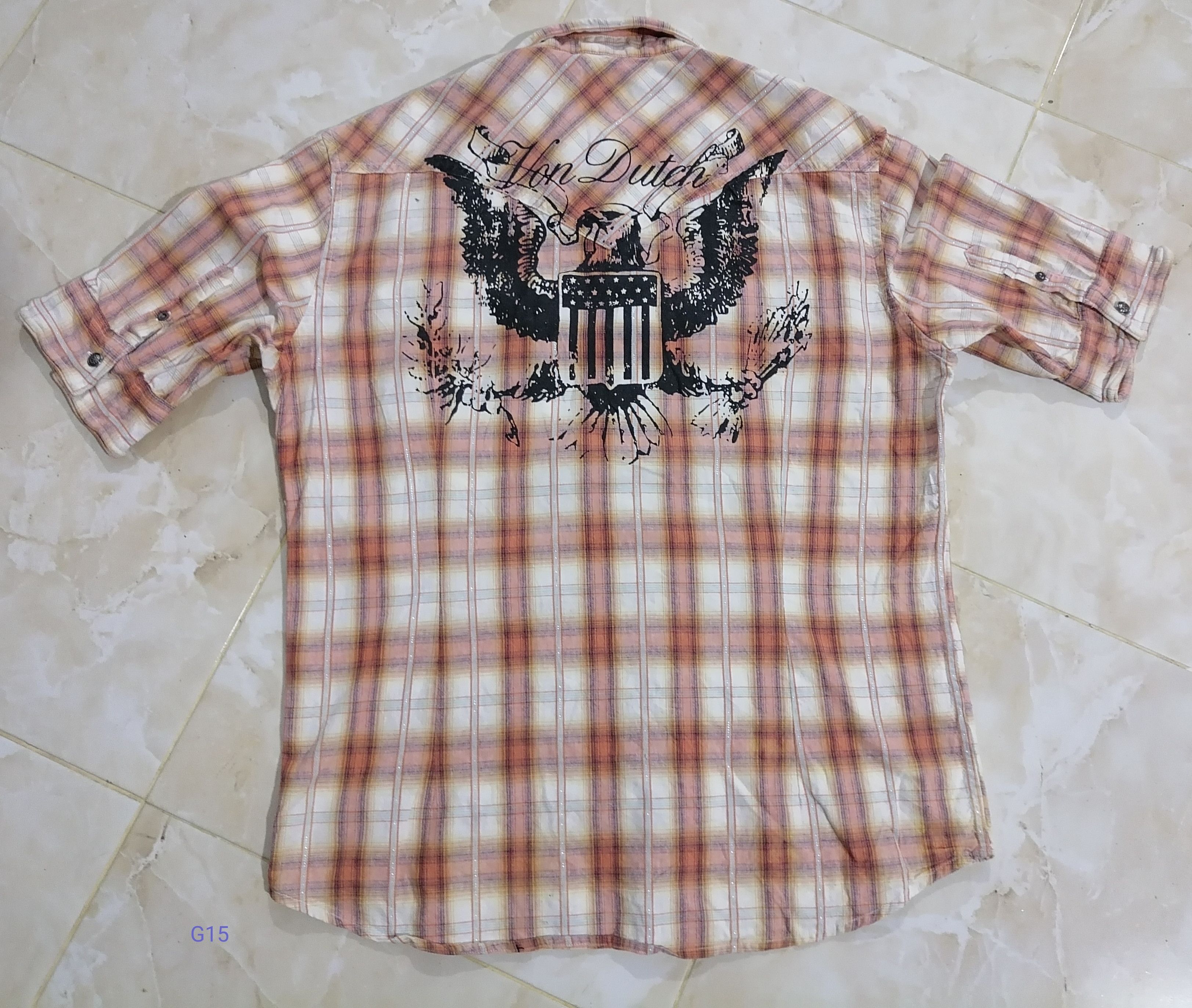 Streetwear × Von Dutch Von Dutch Western shirt with American symbol and ...