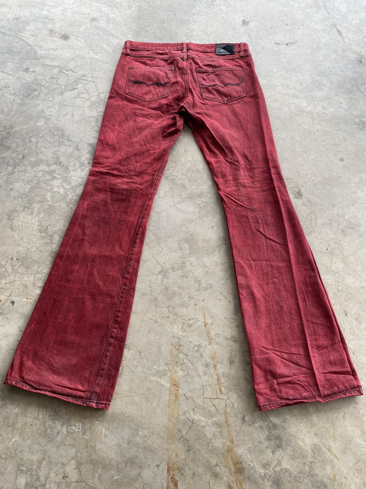 If Six Was Nine Japanese FUGA Snake Flare Punk Boot Cut Made in Tokyo ...