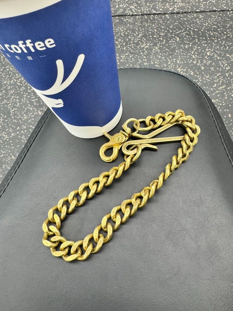 Iron Heart Iron heart Solid brass fabric chain biker pants chain | Grailed