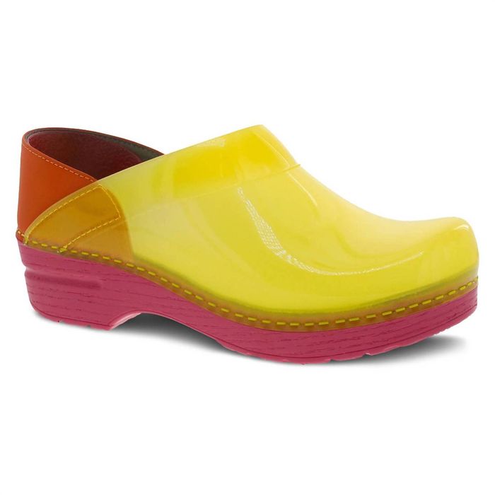 Dansko Women's Professional Clog In Yellow Translucent | Grailed