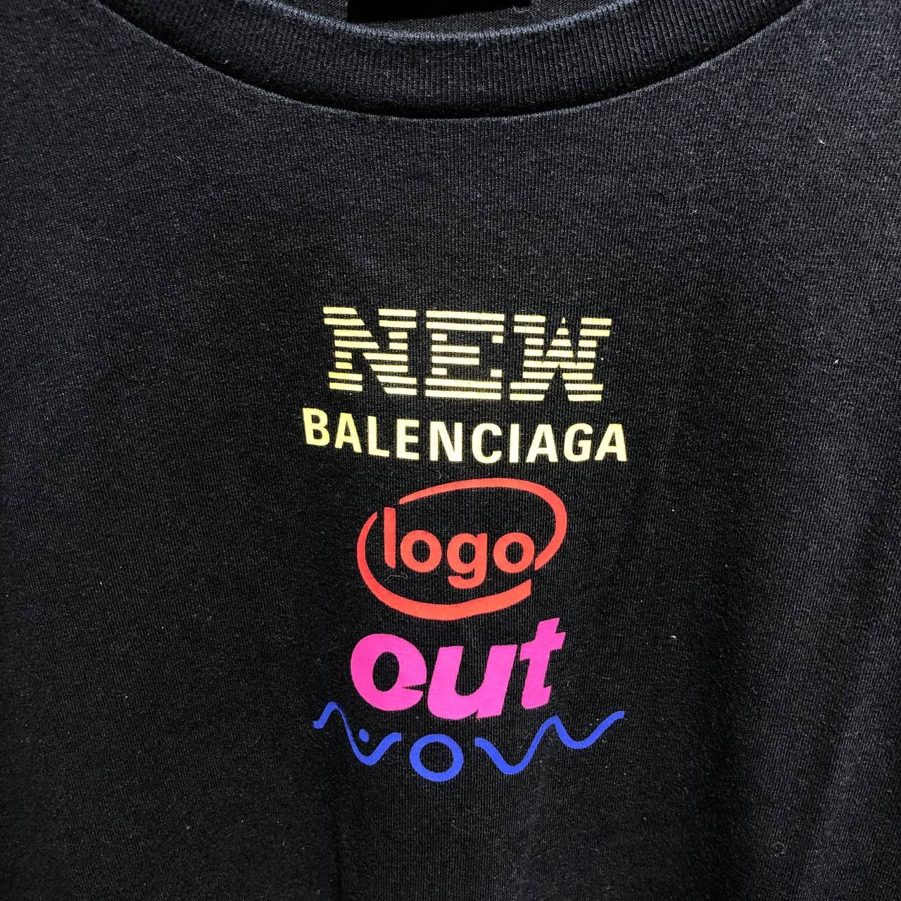 Balenciaga Balenciaga New Logo Out Now tee | Grailed