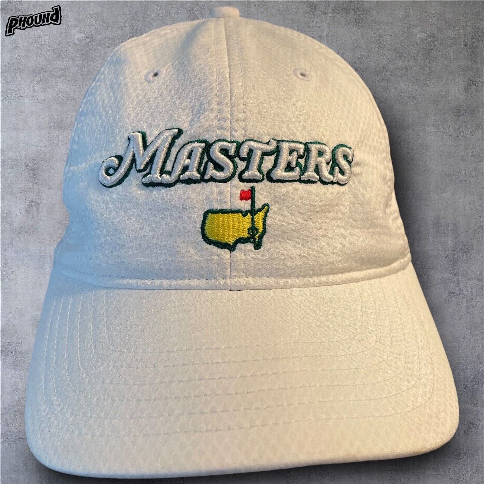 The Masters 2022 Masters Golf Hat White Augusta National Rare GUC Mesh ...