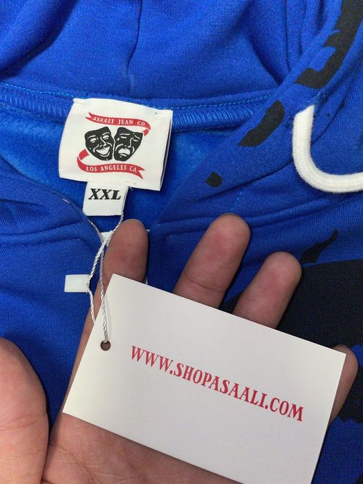 Designer Royal Blue Asaali Cartel Hoodie | Grailed