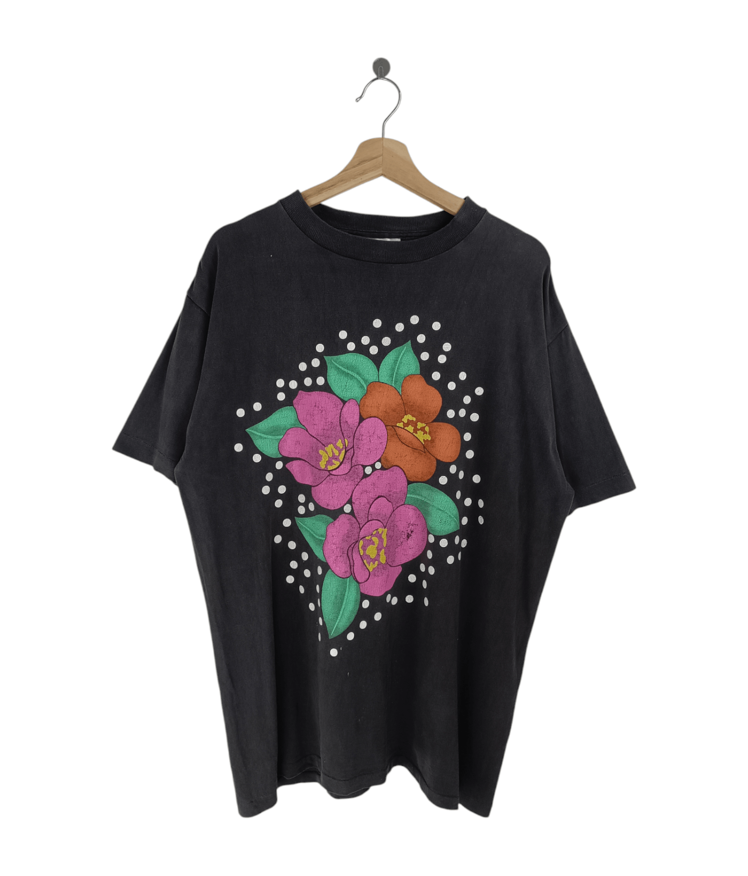 Art × Vintage VINTAGE 90'S JACQUES MORET FLOWER ART Ts gogh picasso ...