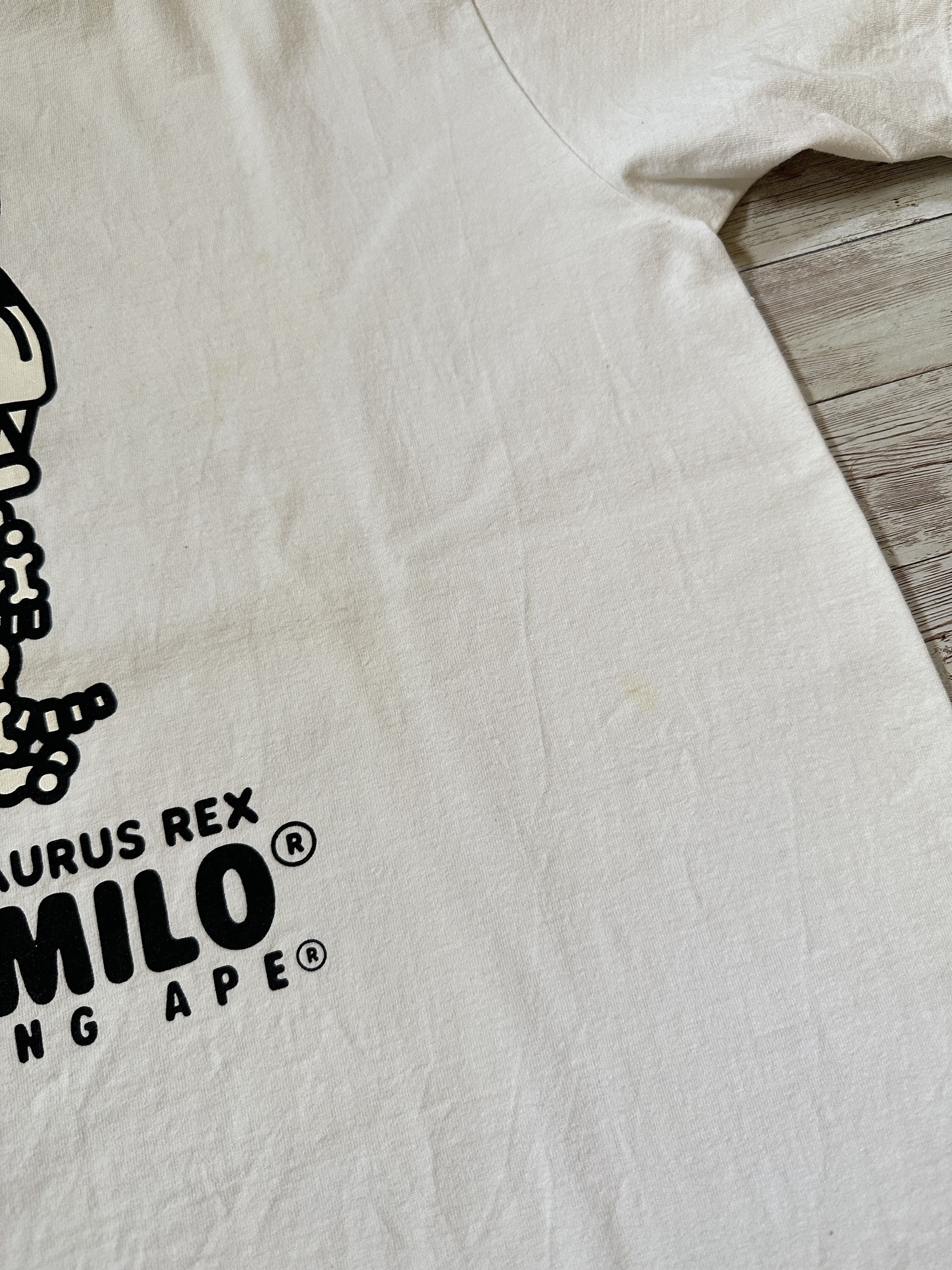 Bape Baby Milo Split T-Rex Tee | Grailed