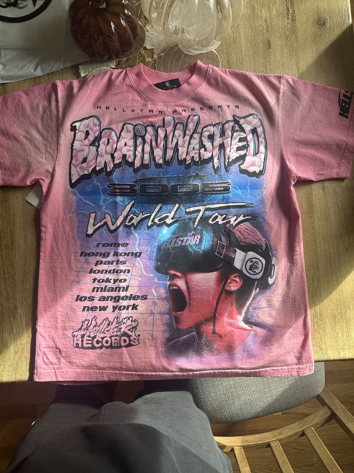 HELLSTAR HELLSTAR Brainwashed World Tour T-shirt Size L | Grailed