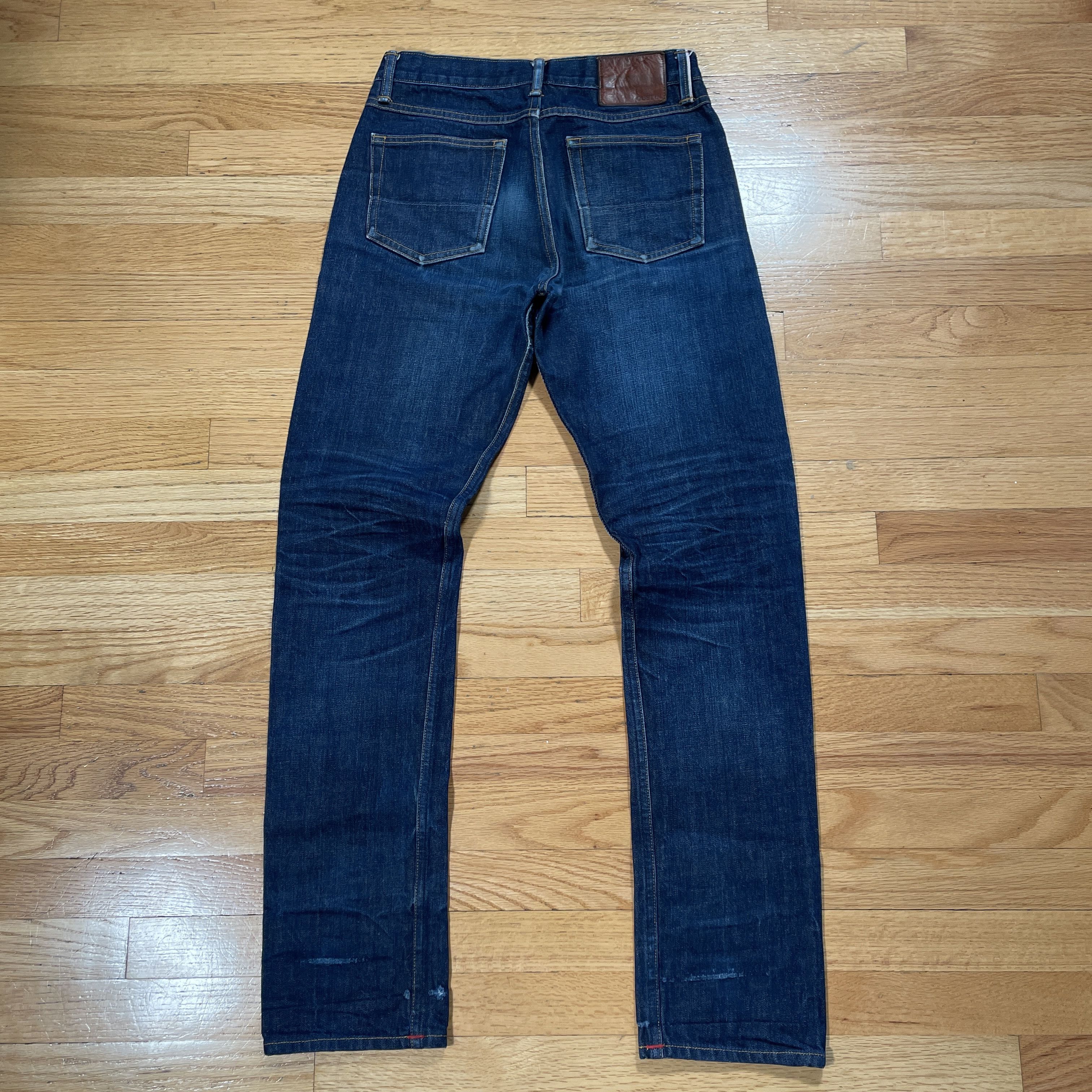 Gustin Gustin Slim Flit Raw Selvedge Denim | Grailed