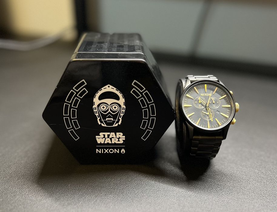 Nixon Nixon Sentry Chrono Watch + Limited Edition Star Wars Box | Grailed