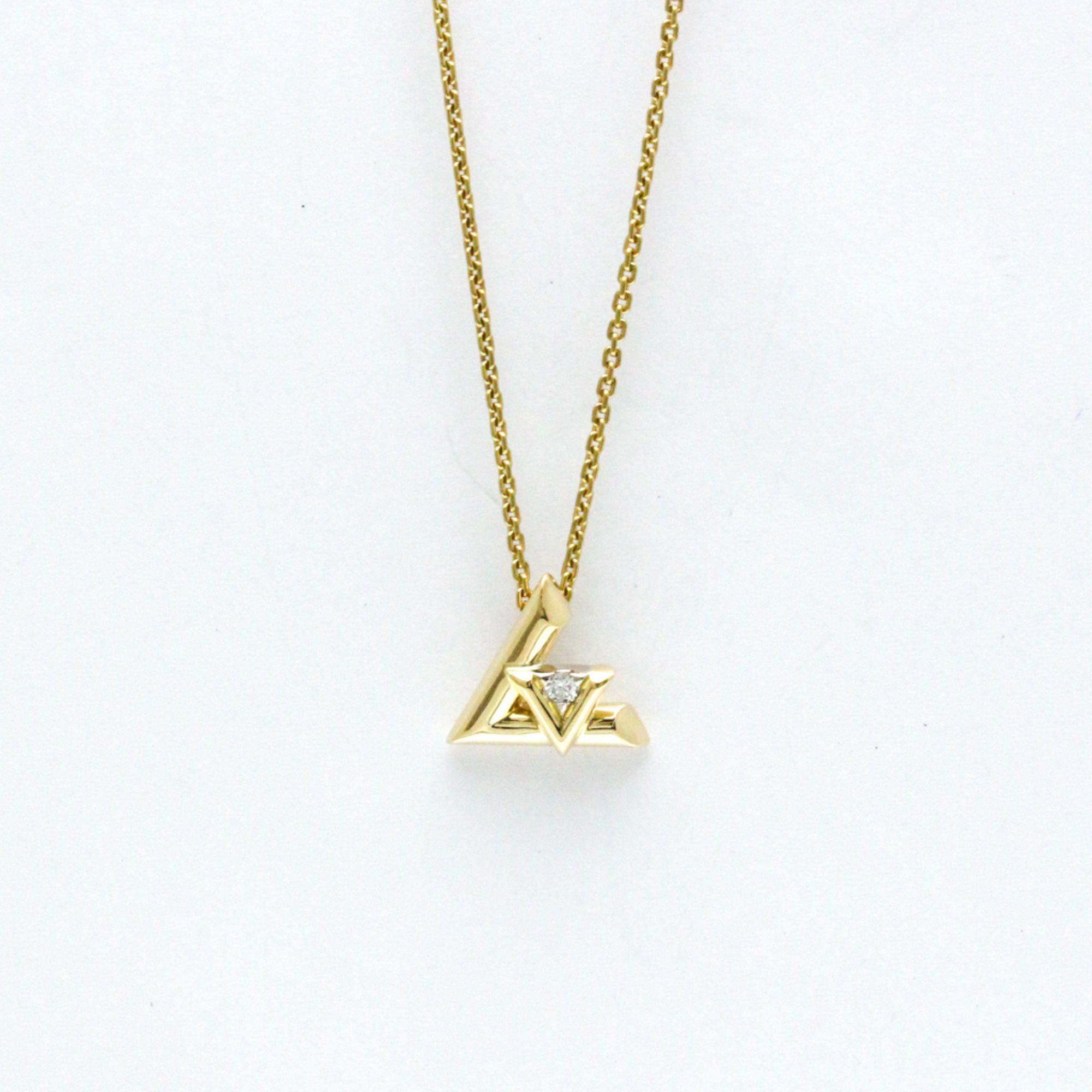 Louis Vuitton Louis Vuitton LV Volt One Small Pendant Q93805 Yellow Gold 18K Diamond Men Women Fashion Pendant Necklace Carat 0.03 Gold Grailed