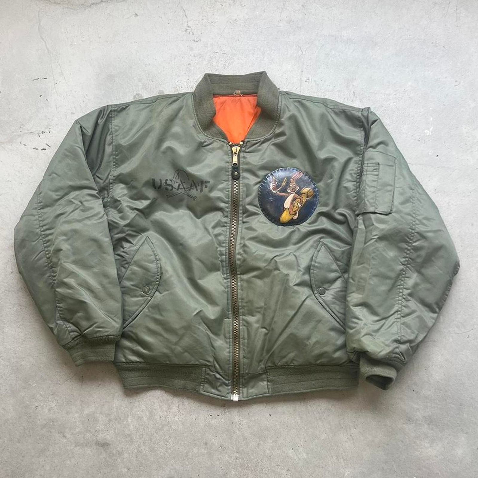 Military × Streetwear × Vintage Vintage 90s Military USAAF Nuke Patch ...