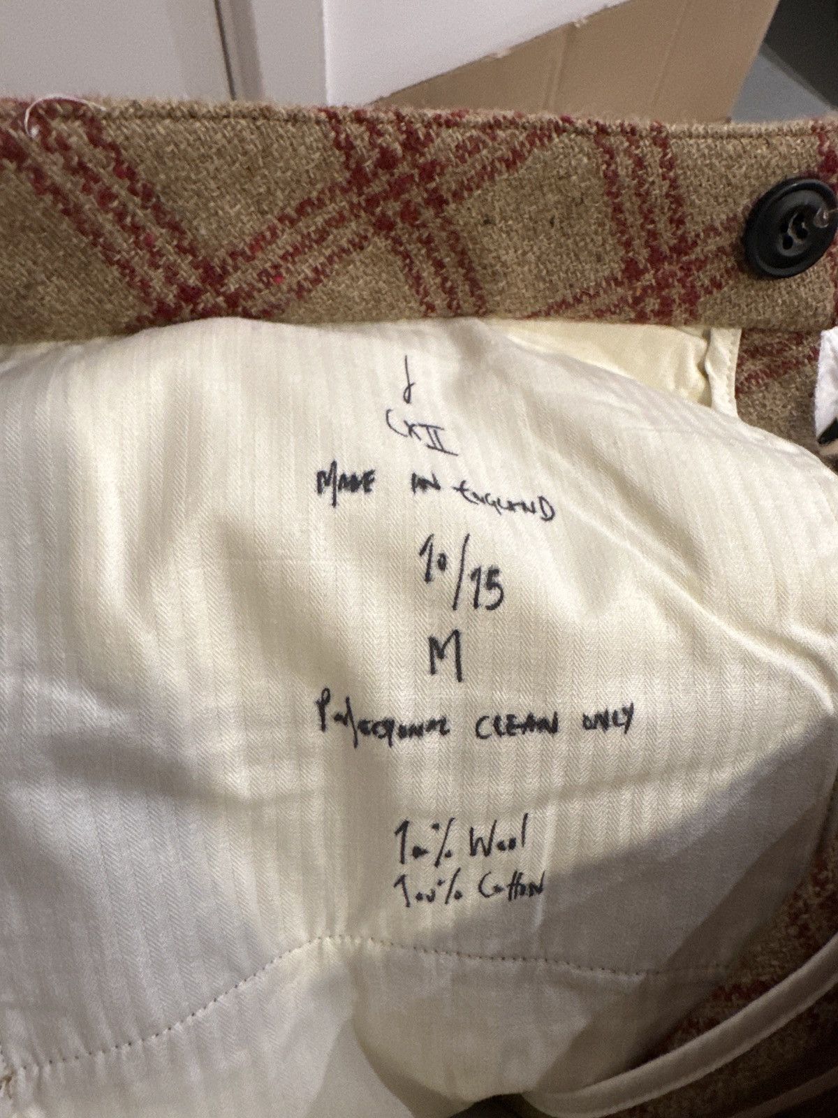 John Alexander Skelton Check Wool Trousers | Grailed