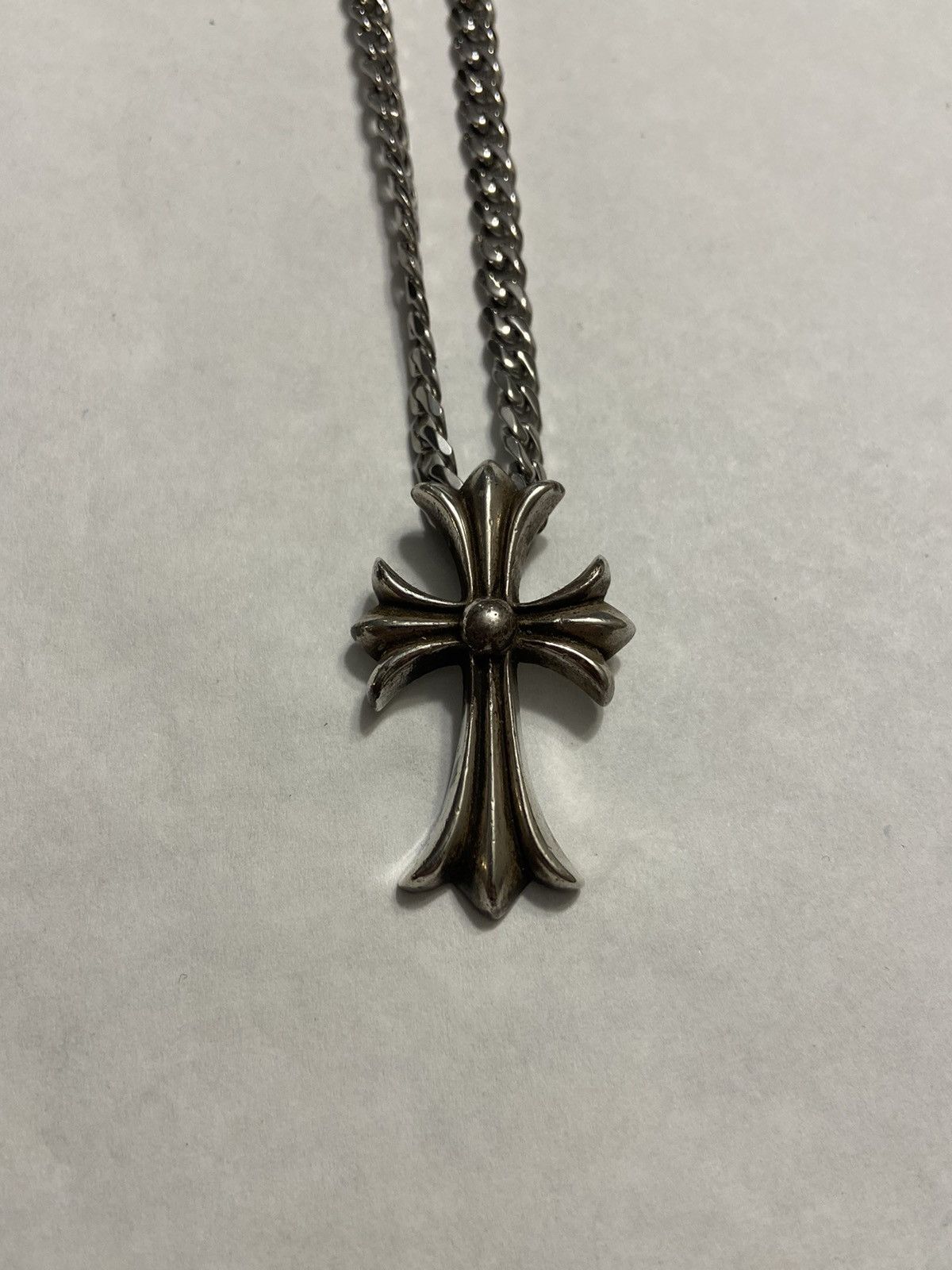 Chrome Hearts Chrome Hearts Large Cross Pendant Chain Necklace | Grailed