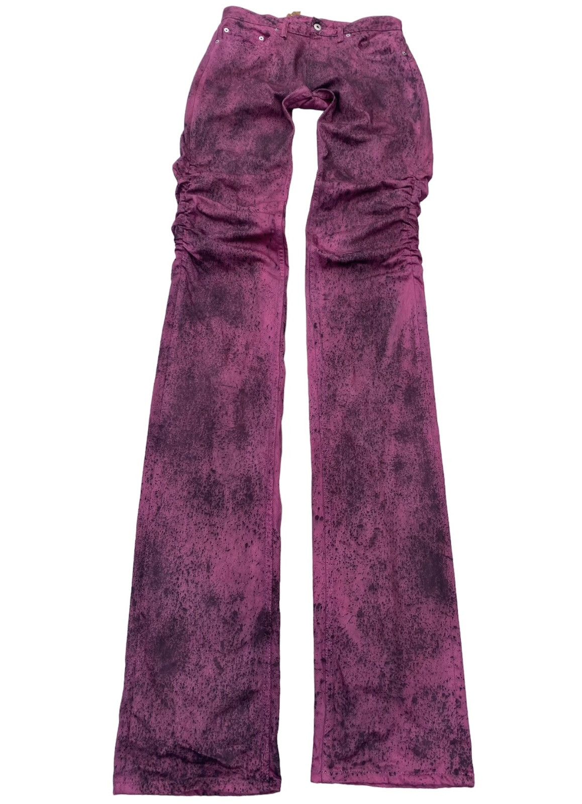 Vlone Vlone Pink splatter Stacked Denim | Grailed