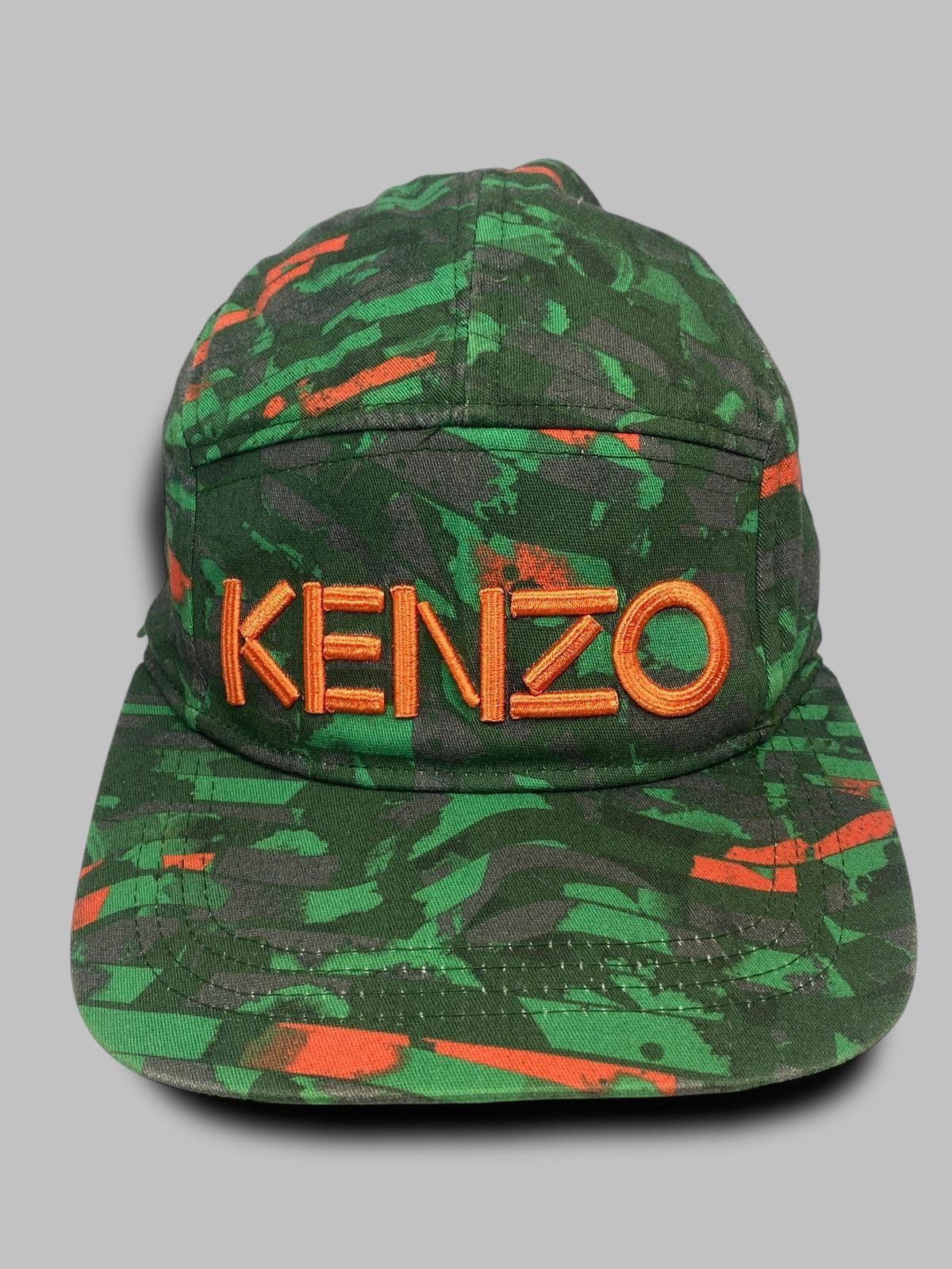 Kenzo 🔥 KENZO CAMOUFLAGE STYLE 5-PANEL CAP HAT LUXURY STRETWEAR | Grailed