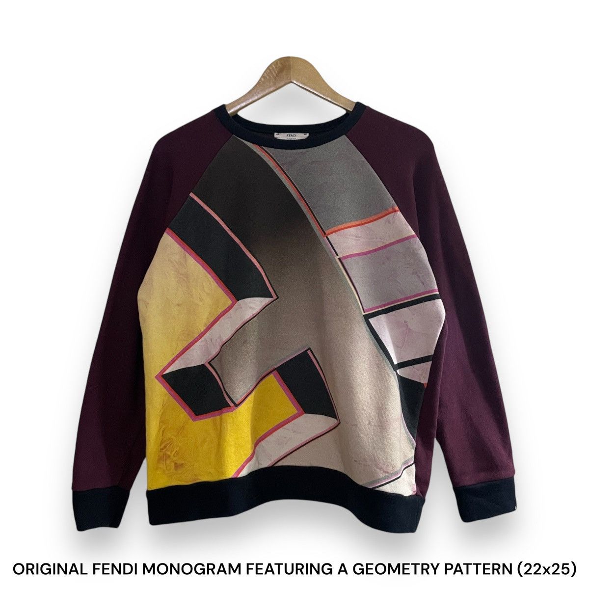 Designer ORIGINAL FENDI MONOGRAM FEATURING A GEOMETRY PATTERN | Grailed