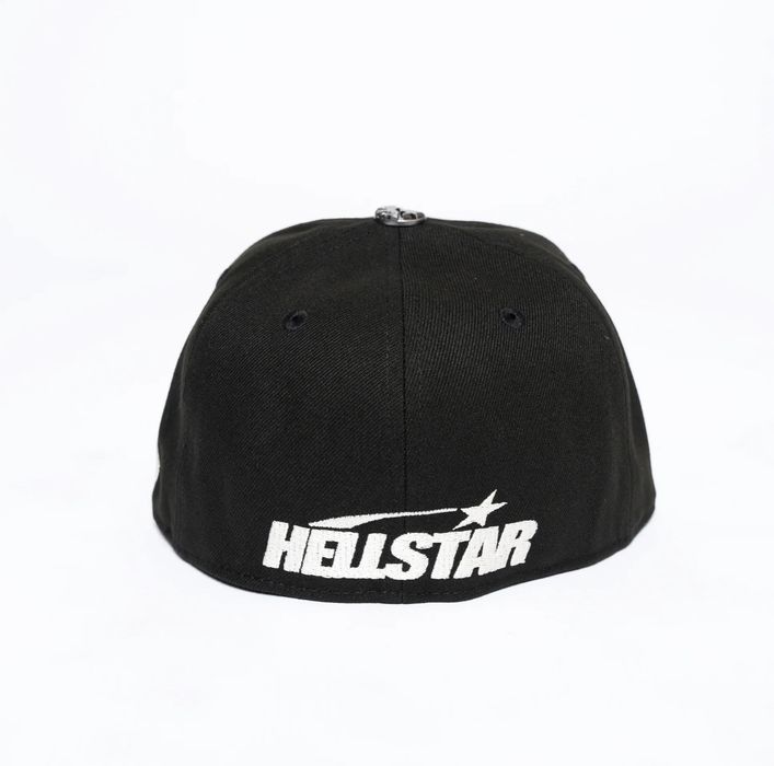 HELLSTAR OG Black Fitted Hat Size 8 *Arriving Tomorrow* | Grailed