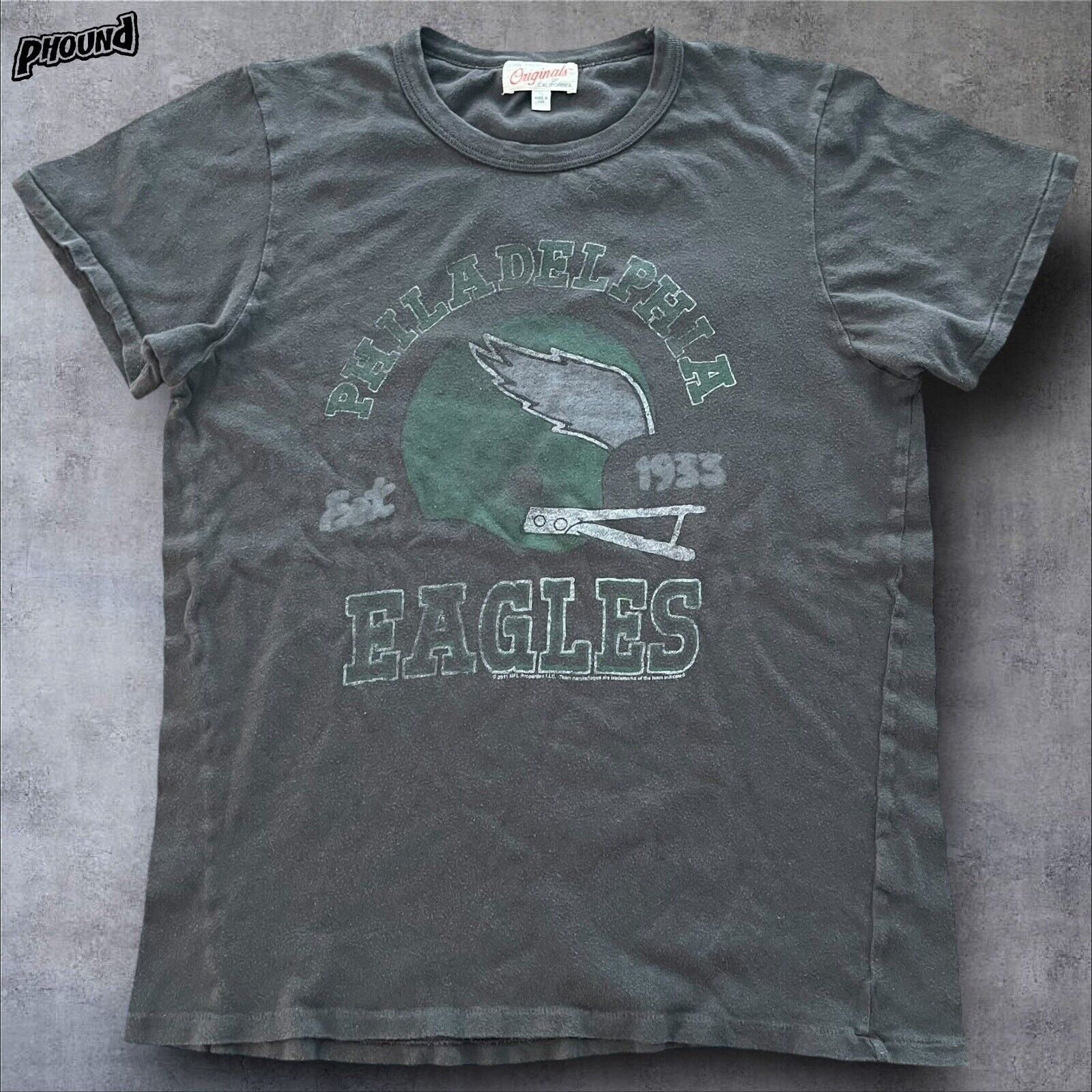 Junk Food Philadelphia Eagles T Shirt Old Logo Junk Food Womens XL ...